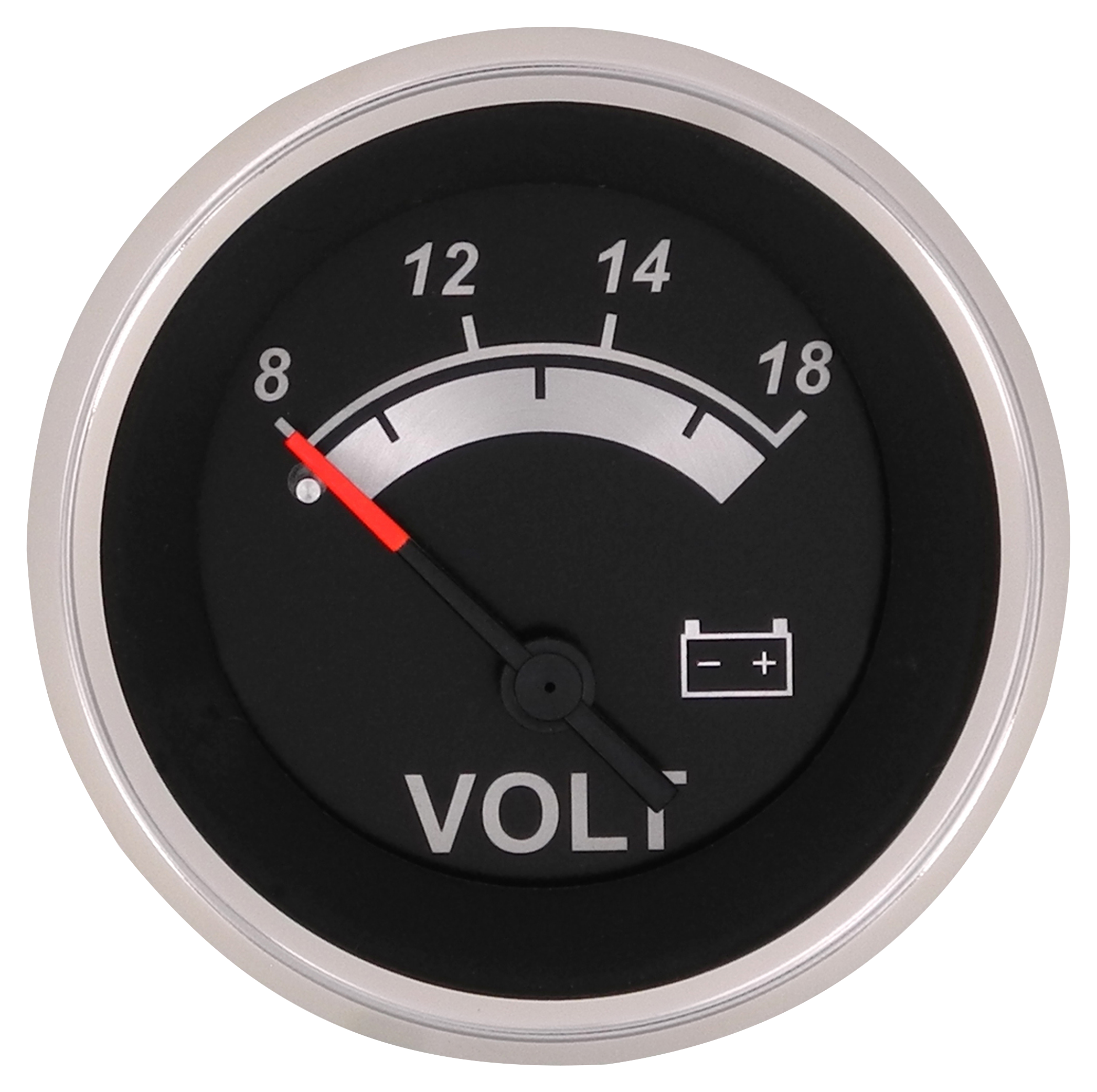 Sierra Black Sterling Voltmeter Gauge | Bass Pro Shops